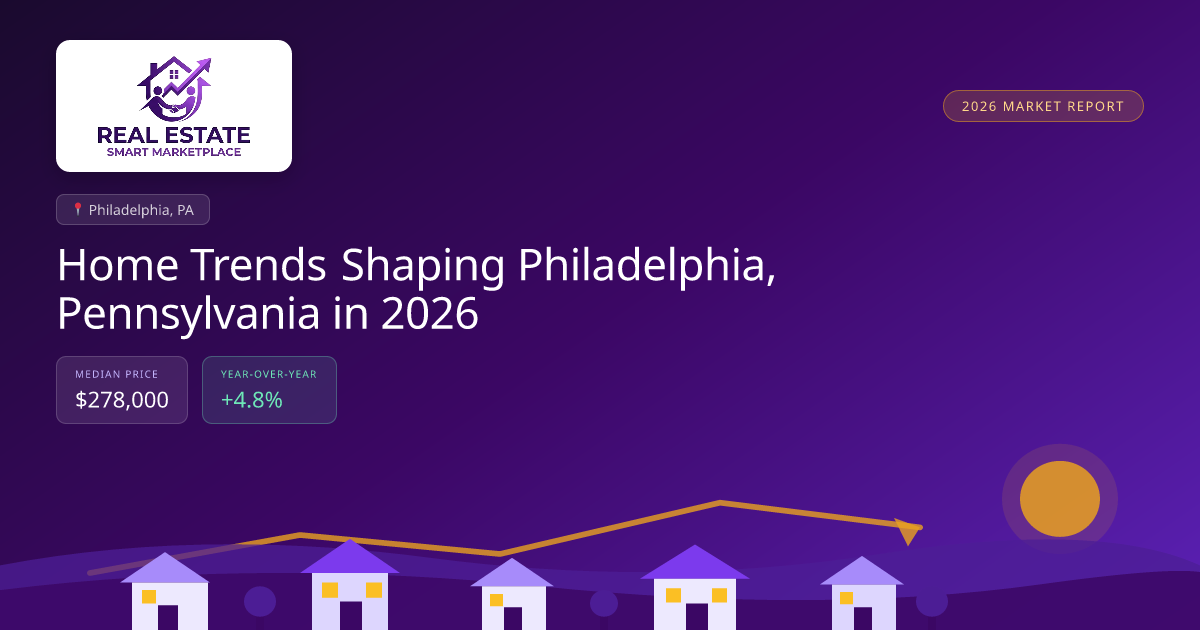 Philadelphia PA Real Estate Trends 2026 | Market Report | RESMP